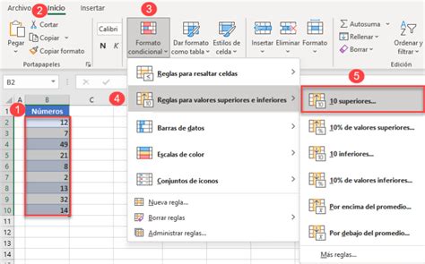 Cómo Resaltar el Valor Más Alto en Excel y Google Sheets Automate Excel