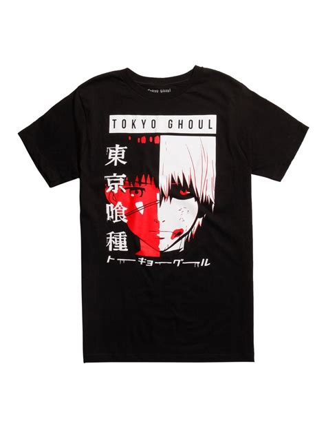 Tokyo Ghoul Kaneki Split Face T Shirt Hot Topic