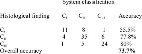Confusion Matrix For The Least Mean Square Algorithm Hierarchical Download Table