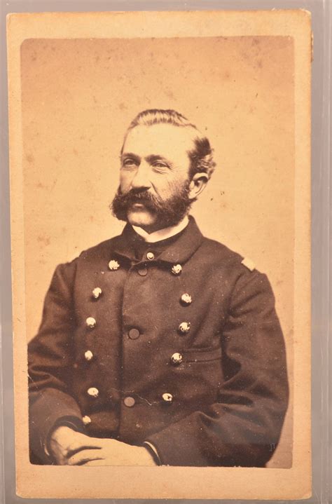 Seated Cdv View Col Daniel Leasure 100th Penna Auction