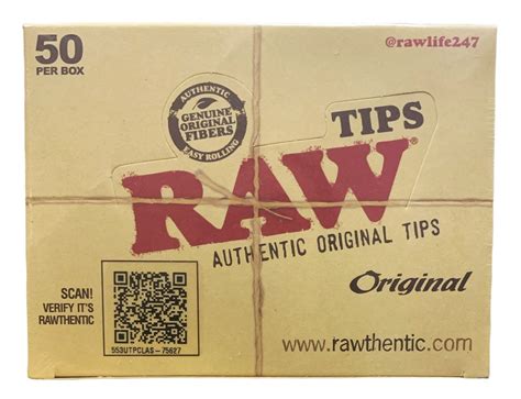 Raw Tips Original 50 Ct P3 Distributing