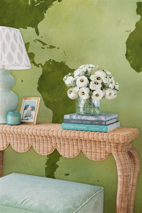 Green World Map Wallpaper Mural Ever Wallpaper Uk