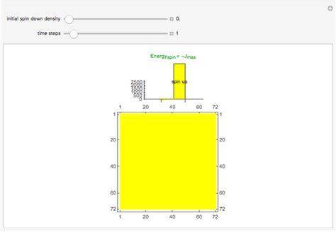 Magnetization With An Ising Model Based On Q2r Cellular Automata Wolfram Demonstrations Project
