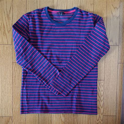 ユニクロ ボーダー 長袖 Tシャツ メルカリ