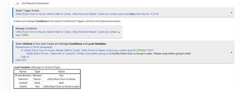 Repeat Rule Contact Sensor 📐 Rule Machine® Hubitat