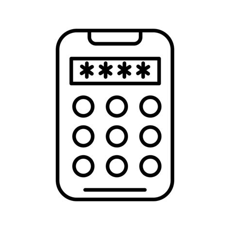 Pin Code Vector Icon 14705719 Vector Art At Vecteezy