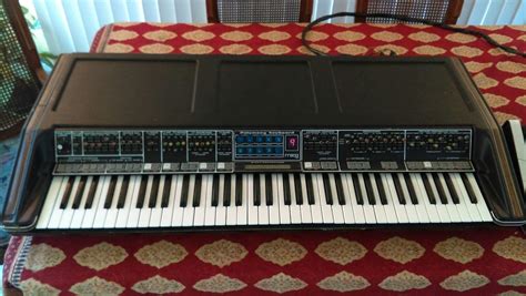 MATRIXSYNTH Moog Polymoog Keyboard Synthesizer Model A W Orig A Foot Controller