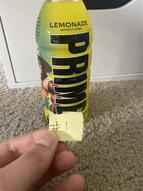 Sealed Limited Edition Lemonade Prime Hydration Venice Beach EXCLUSIVE