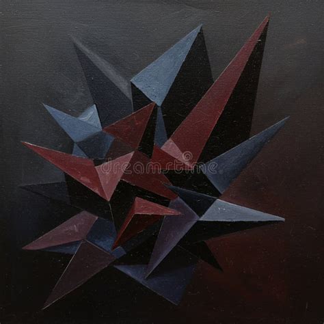 Interlocking Sharp Edged Triangular Shapes Stock Illustrations 1 Interlocking Sharp Edged