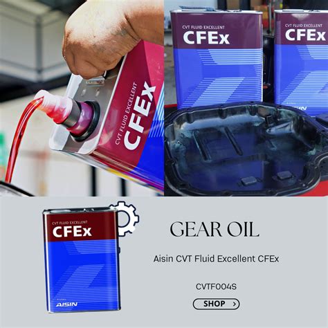 น้ำมันเกียร์อัตโนมัติสังเคราะห์ 100% Aisin CVT CFEx ขนาด 4 ลิตร ...