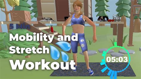 5min Standing Pilates Mobility And Stretch Workout Youtube