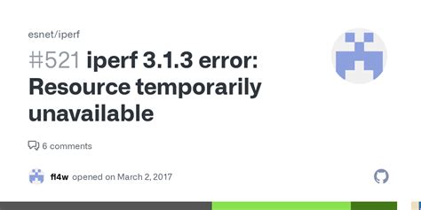 Iperf 3 1 3 Error Resource Temporarily Unavailable Issue 521