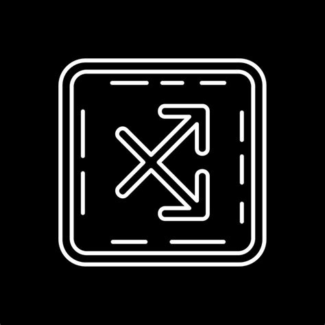 Intersect Line Inverted Icon 41707725 Vector Art At Vecteezy