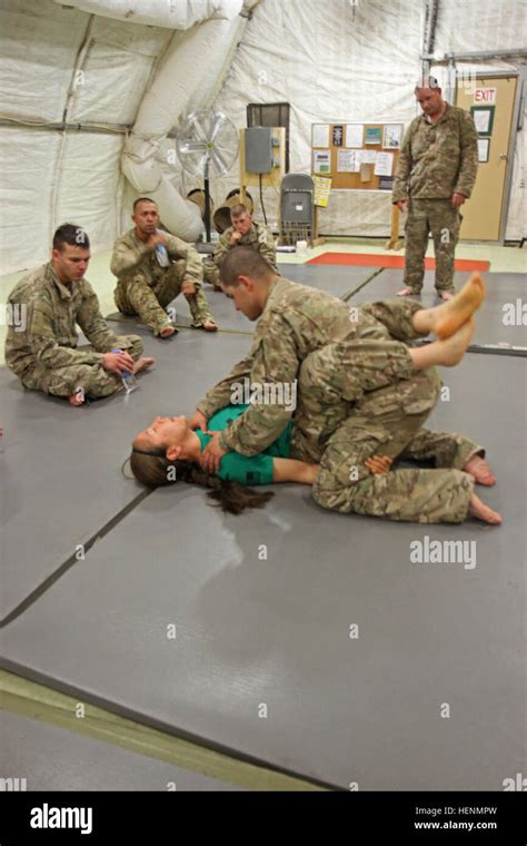 Sgt Maria Acuna A Modern Army Combatives Program Level Three Instructor With Task Force