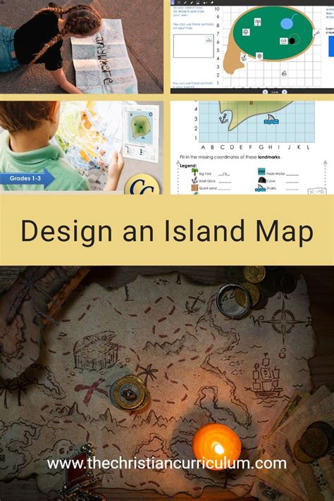 An Island Map With Pictures And Text That Reads Design An Island Map