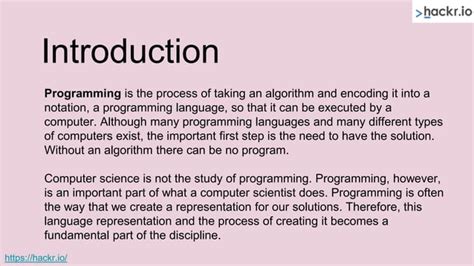 What Is Programming What Are Its Benefits PPT