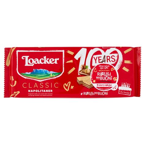 Loacker Wafer Napolitaner 175g Classic Hazelnut Wafers