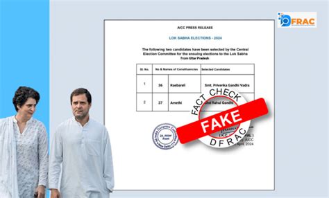 कांग्रेस ने अमेठी से राहुल गांधी और रायबरेली से प्रियंका गांधी को बनाया