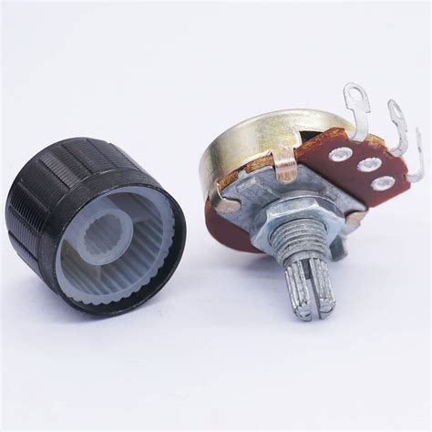 3pcs Wh138 100k Ohm Potentiometer Single Turn Rotary Linear Variable