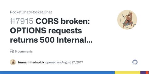 Cors Broken Options Requests Returns 500 Internal Server Error · Issue