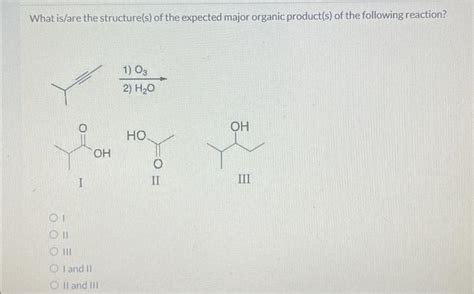 Solved What Isare The Structures Of The Expected Major