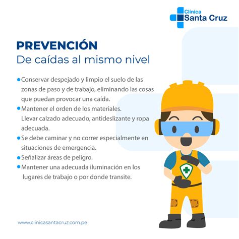 PrevenciÓn De CaÍdas Al Mismo Nivel Salud Ocupacional Clínica Santa Cruz