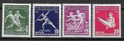 Znaczek Pocztowy Sport Ddr Mi 530 533 Kupznaczki Pl