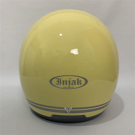 Helm Bogo Injak 06 Cream Glossy Kaca Dalam Helm Helm Retro Sni