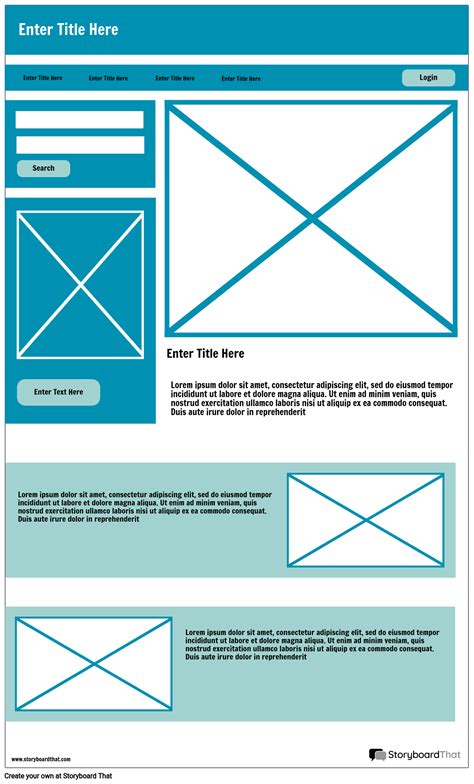 Powerpoint Wireframe Template