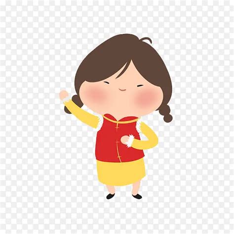 手绘红衣服女孩免抠图png图片素材下载图片编号qnvmdppa 免抠素材网