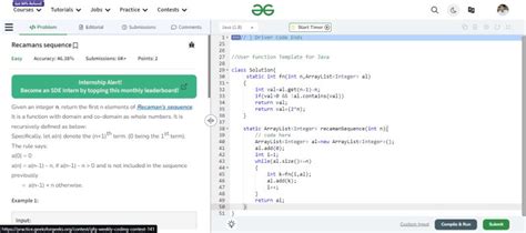 Sharvendra Shah On Linkedin Recamánsequence Algorithm Mathematics Problemsolving