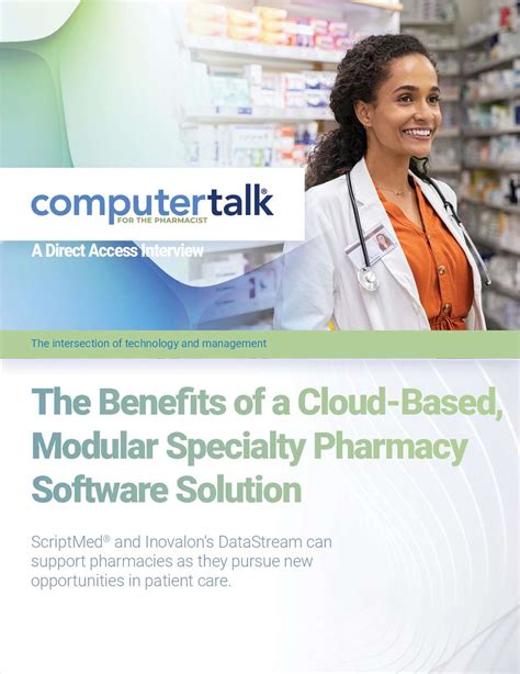 The Benefits Of A Cloud Based Modular Specialty Pharmacy Software