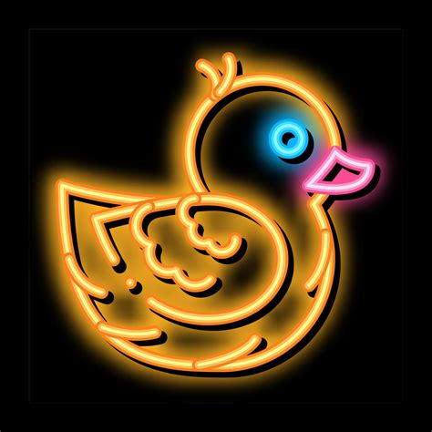 Duck Toy Icon Vector Outline Symbol Illustration 17781825 Vector Art At Vecteezy