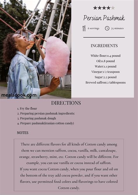 pashmak recipe persian cotton candy in pan with 4 steps