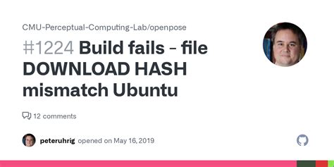 Build Fails File Download Hash Mismatch Ubuntu · Issue 1224 · Cmu