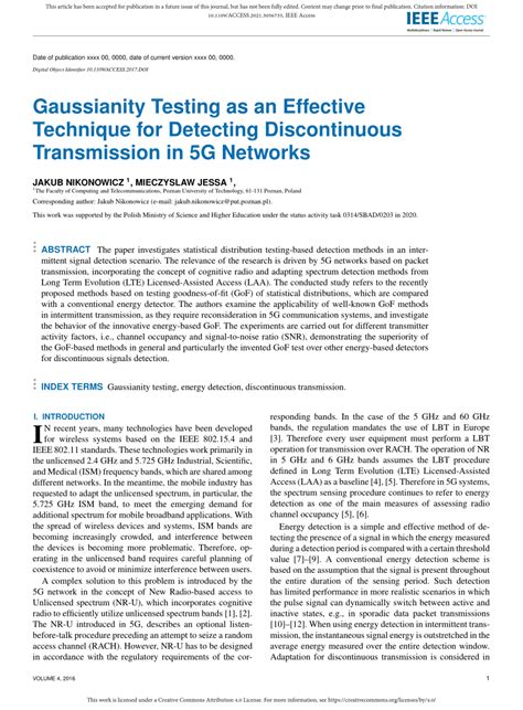 pdf gaussianity testing as an effective technique for detecting