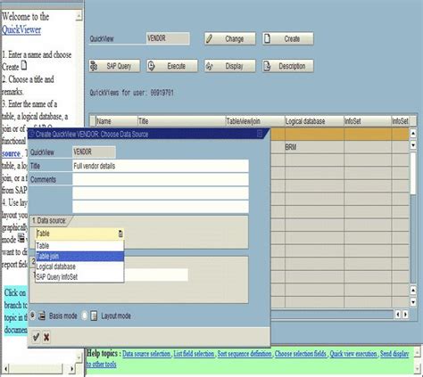 SAP Query Step By Step Guide