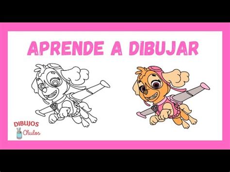 Dibuja Y Colorea A Skye De La Patrulla Canina Dibujos Para Colorear
