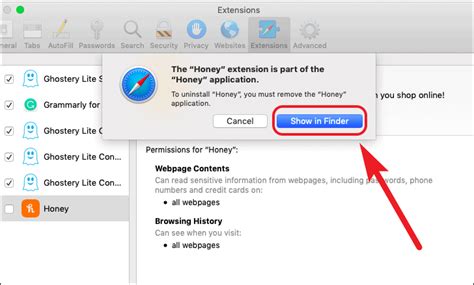 How To View Manage Or Remove A Safari Extension All Things How