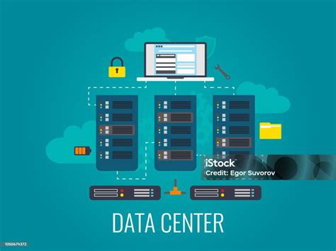 데이터 센터입니다 클라우드 기술 개념입니다 컴퓨터 서버 디자인입니다 웹 호스팅 및 클라우드 데이터베이스입니다 빅 데이터 처리