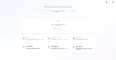 Ai Ffmpeg Online Versatile Audio And Video Editing Tool