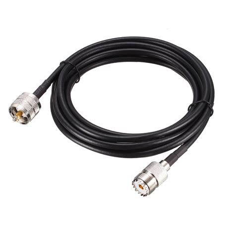 Uxcell UHF SO239 Female To UHF PL259 Male Low Loss RG58 Coax Cable 16ft