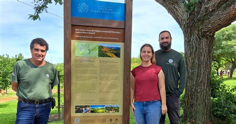 Parque da Cidade recebe placa de identificação de Área de Proteção Ambiental Prefeitura