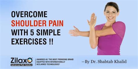 Zilaxo Advanced Pain Solution Shoulder Pain Pain Easy Workouts