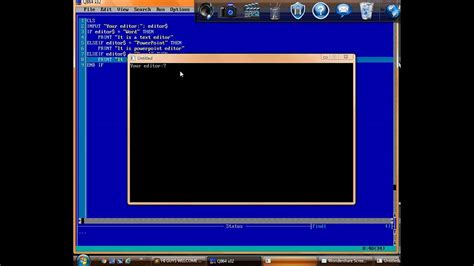 Ifthenelse Ifelse Statement On Qbasic Youtube