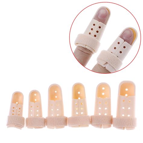 New Plastic Hand Finger Splints Support Brace Mallet Splint For Broken