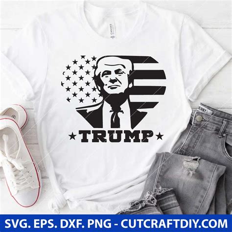 Donald Trump Svg Png Dxf Eps Cutting Files For Cricut And Silhouette