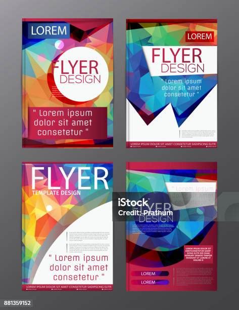 다각형 브로셔 전단지 비즈니스 교육 프레 젠 테이 션 편집 가능한 벡터 일러스트 레이 션 잡지 표지 브로슈어 서식 파일 디자인 0명에 대한 스톡 벡터 아트 및 기타 이미지