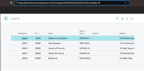 Dynamics 365 Business Central You Can Do More With Your Url
