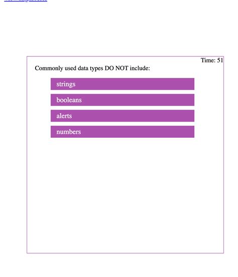 GitHub Srich Quiz Time